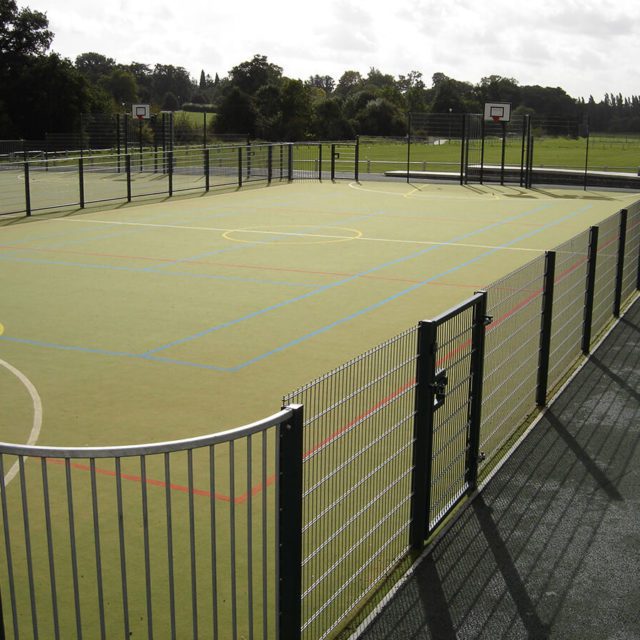 Curved Corners for MUGAs | Sports Fencing | MUGA | Zaun Fencing