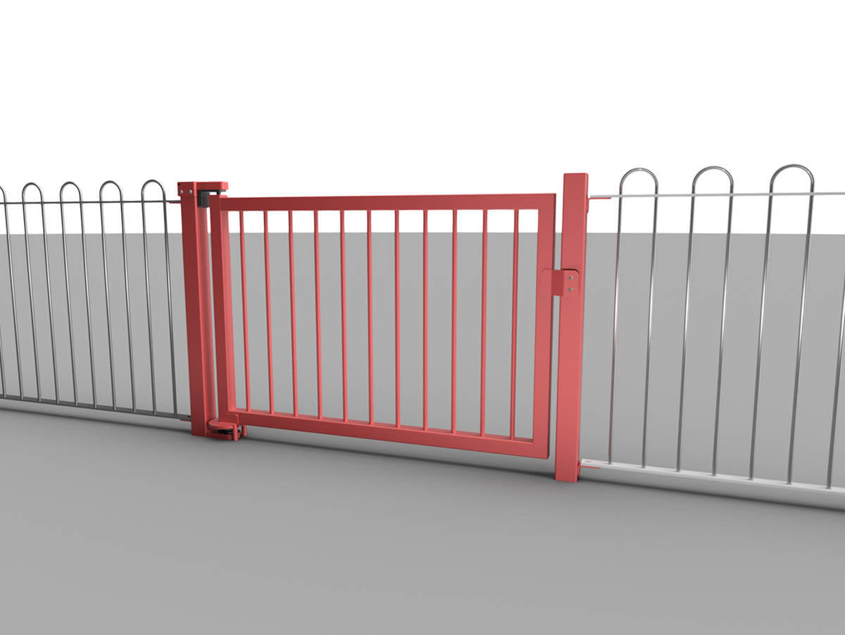Playground Gate Self Closing RoSPA Compliant | KinderGate | Zaun