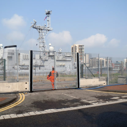 Temporary Vehicle Barrier | RDS HVM Crash Fence System